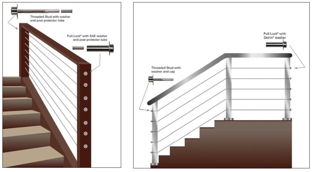 RailFX Cable Railing - Brazilian Hardwood | Ipe, Cumaru, Bamboo ...
