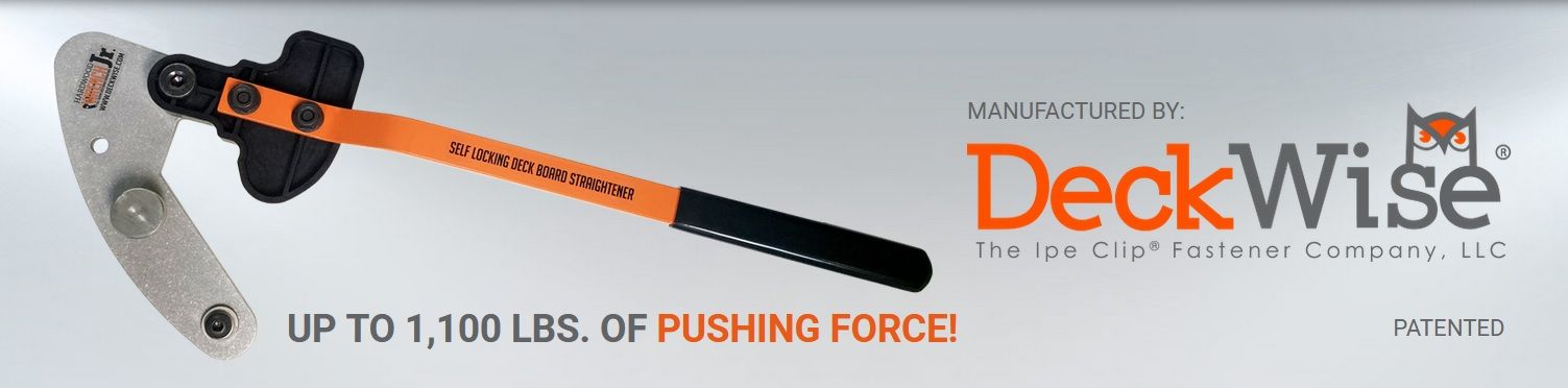 Deck Board Straightening Tool and Hardwood Wrench | DeckWise®