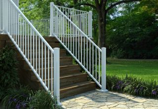 Fortress Al13 Aluminum Railing - Brazilian Hardwood | Ipe, Cumaru ...