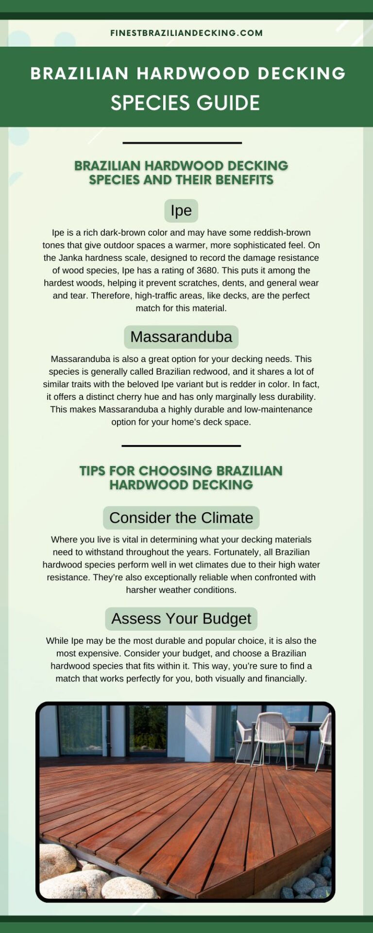 Brazilian Hardwood Decking Species Guide - Brazilian Hardwood | Ipe ...